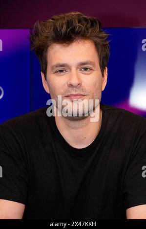 Tilo Jung in der ARD-Talkshow maischberger im Studio Berlin Adlershof ...