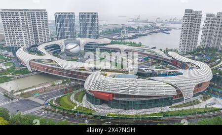 SHANGHAI, CHINA - APRIL 30, 2024 - An aerial photo shows China's ...