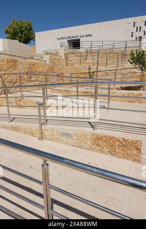 Petra Jordan exterior of the new modern Petra Museum which houses a ...