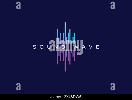 sound wave music logo vector template Stock Vector Image & Art - Alamy