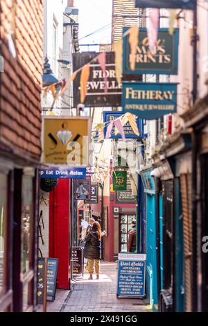 Brighton, April 19th 2024: The Lanes Stock Photo - Alamy