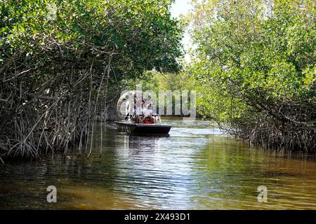 4/17/24, Everglades City, Florida, United States Tourists on an Air ...
