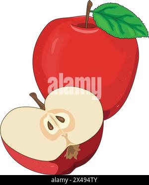 Apple Delicious fruit Stock Vector Image & Art - Alamy