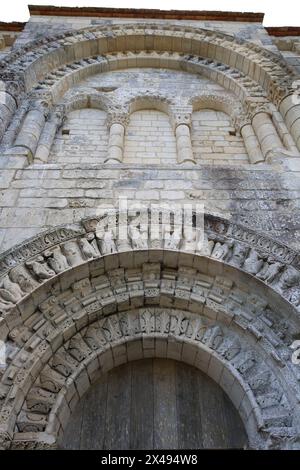 The abbey of Villesalem, Journet, France Stock Photo - Alamy