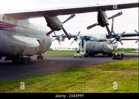 Short Belfast plane G-BEPS of Heavylift stored at London Southend ...