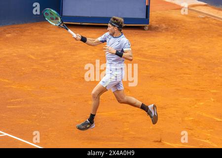 Casper Ruud playing tennis on clay in 2024 Stock Photo - Alamy