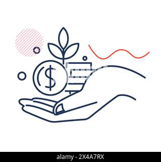 Venture Capitalist Investment Icon as EPS 10 File Stock Vector Image ...