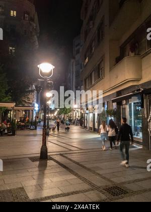 Stari Grad town at night on Hvar Island Stock Photo - Alamy