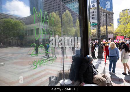 Seattle May Day 2024 Stock Photo - Alamy