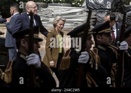 Beirut, Lebanon. 02nd May, 2024. Lebanese Prime Minister Najib Mikati ...
