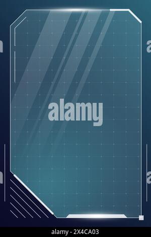 Futuristic GUI rectangle shape, HUD figure Stock Vector Image & Art - Alamy