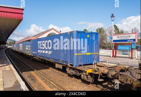 British supermarket giant Tesco using rail freight 40ft steel ...
