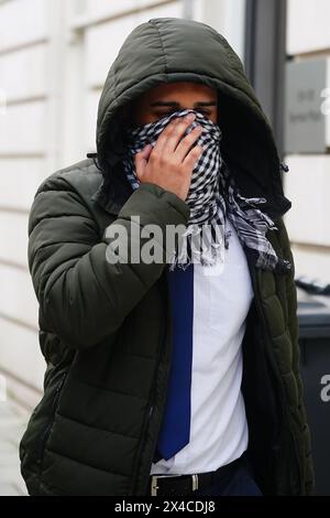 West Yorkshire Police officer Mohammed Adil, 26, leaving Westminster ...