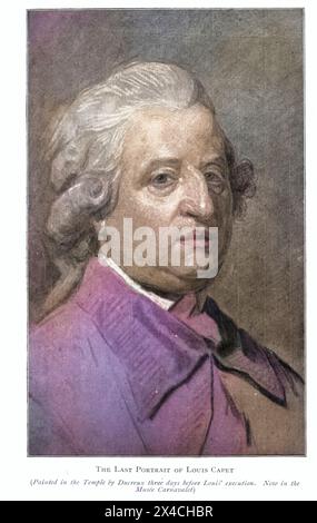 A portrait of Louis XVI, the last King of France before the French ...