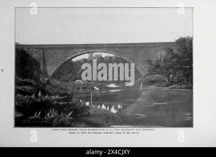 Cabin John Bridge The largest stone arch in the world Stock Photo - Alamy