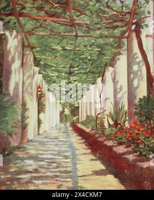 Amalfi in Summer from the book ' Naples ' PAINTED BY AUGUSTINE ...
