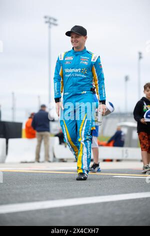 Justin Haley gets ready for the race before a NASCAR Xfinity Series ...