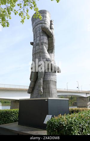 SCHENGEN, Lussemburgo, Luxembourg, UNITATIS MONUMENT, Veduta, View ...