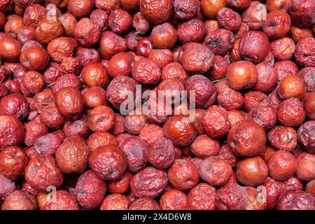 Fes, Morocco. Crab apple for sale at the food market in the medina ...