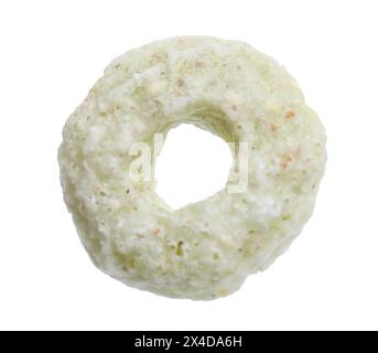 One tasty cereal ring isolated on white Stock Photo - Alamy