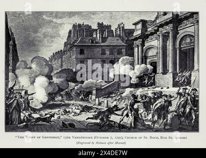 French Revolution - 13th Vendemiaire, 5 October 1795, a battle between ...