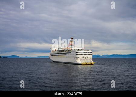 Nanaimo, BC, Canada February 19, 2024: The MV Isabelle, a re-purposed ...