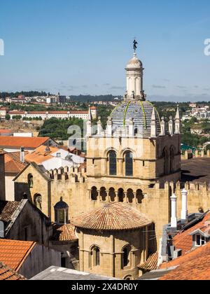 The Old Cathedral of Coimbra, a Romanesque Roman Catholic building ...