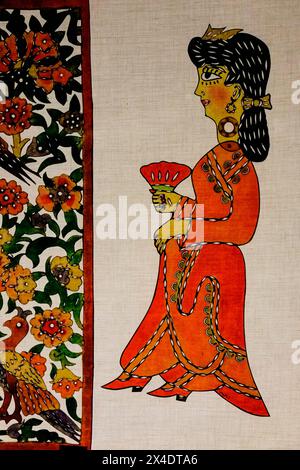 Lisbon, Portugal. Antique Spanish folk art, paper cut outs Stock Photo ...