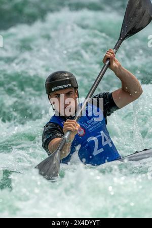 April 26, 2024: Jordan Sherman (24) during US Olympic Mens Kayak Team ...