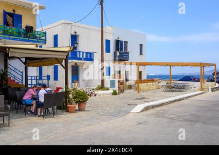 View of Mandraki village, "capital" of Nisyros volcanic island, from ...