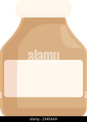 Botox bottle vial icon cartoon vector. Medicine treatment. Drug inject ...