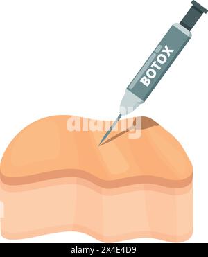 Luxury botox injection icon cartoon vector. Luxury drug. Modern ...