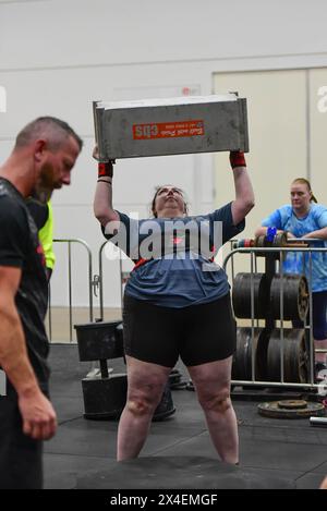Australian Strongwoman Lucy Gillivour is seen in action at 2024 Oceania ...