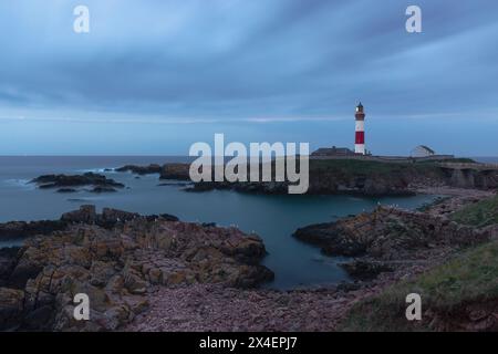 Buchan Ness Lighthouse, Boddam, Aberdeenshire, Scotland Stock Photo - Alamy