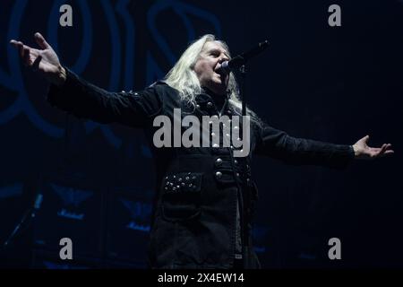 LONDON, ENGLAND: Uriah Heep and Saxon support Judas Priest at Wembley ...