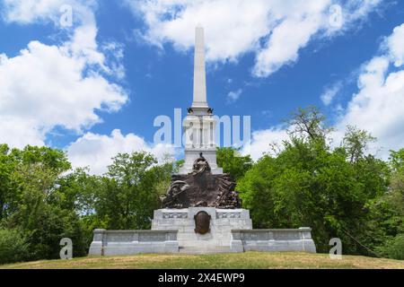 Mississippi Memorial Vicksburg National Military Park, Mississippi. At ...
