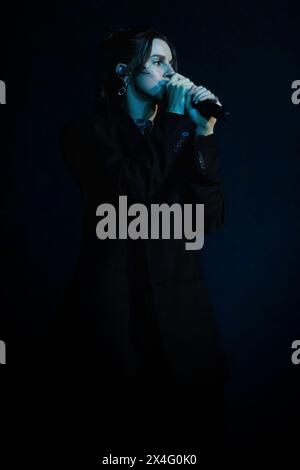 Italy 2 May 2024 Pvris - singer Lyndsey Gerd Gunnulfsen aka Lynn Gunn ...