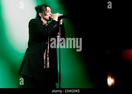 Italy 2 May 2024 Pvris - singer Lyndsey Gerd Gunnulfsen aka Lynn Gunn ...
