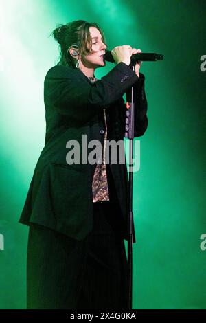 Italy 2 May 2024 Pvris - singer Lyndsey Gerd Gunnulfsen aka Lynn Gunn ...