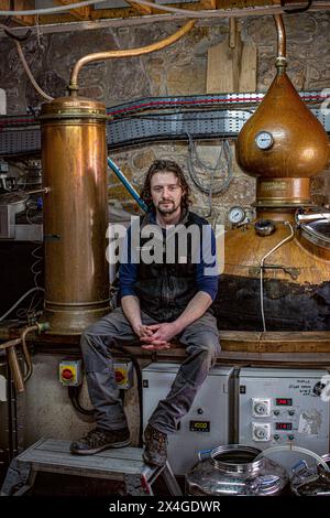 Dornoch distillery in Dornoch, Scotland Stock Photo - Alamy