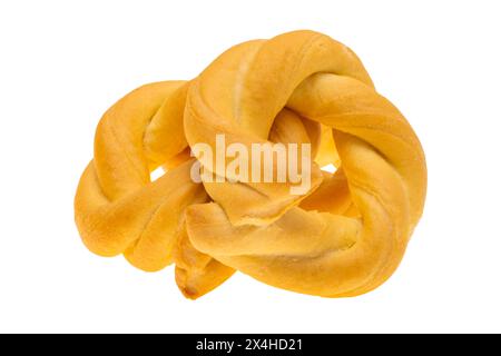 Italian dry bread isolated on white background Stock Photo - Alamy
