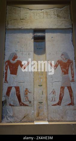 Symbolic Gate to the eternity common in the 3rd dynasty Stock Photo - Alamy