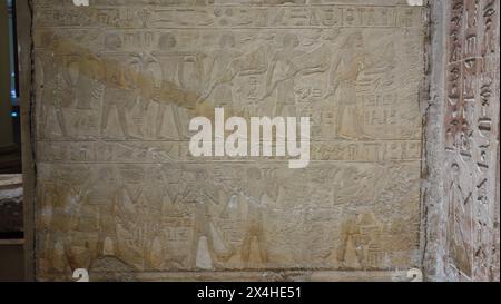 Offering Niche with False Door of Sabu Ibebi high Priest of Ptah. He ...