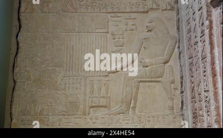 Offering Niche with False Door of Sabu Ibebi high Priest of Ptah. He ...