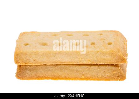 Scottish shortbread isolated on white background Stock Photo - Alamy