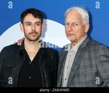 LOS ANGELES - MAY 2: Sean Harmon, Mark Harmon at the CBS Fall Preview ...