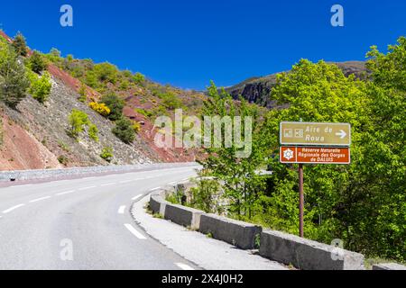 Gorges Du Daluis Regional Nature Reserve, Var river, Alpes-Maritimes ...