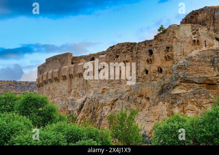 Rumkale roman fortress on the Euphrates River, Halfeti, Turkey Stock ...
