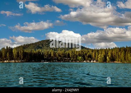 Loon Lake Washington State USA shown on a road map or Geography map ...
