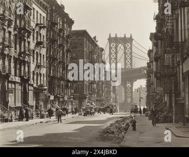 Henry Street of Manhattan Bridge, Manhattan, New York city, New York ...